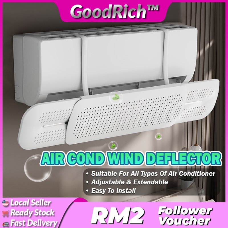 Adjustable Foldable Air Conditioner Wind Deflector Extendable ...