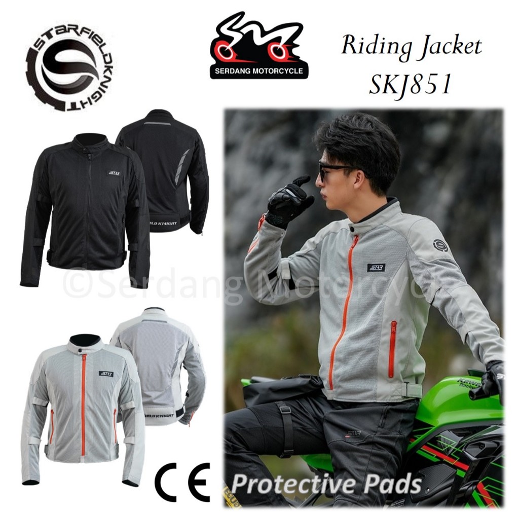 Star Field Knight SKJ851 Riding Jacket Breathable Mesh Protection Jaket ...