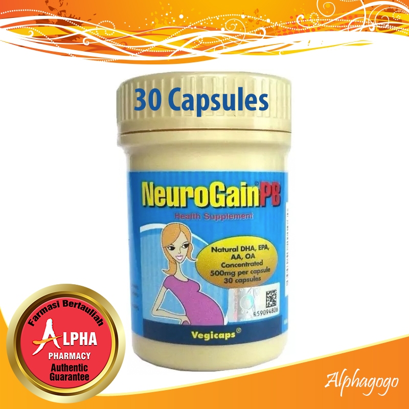 NeuroGain PB (For Pregnant & Breast-feeding Women) 30 Capsules | Shopee ...