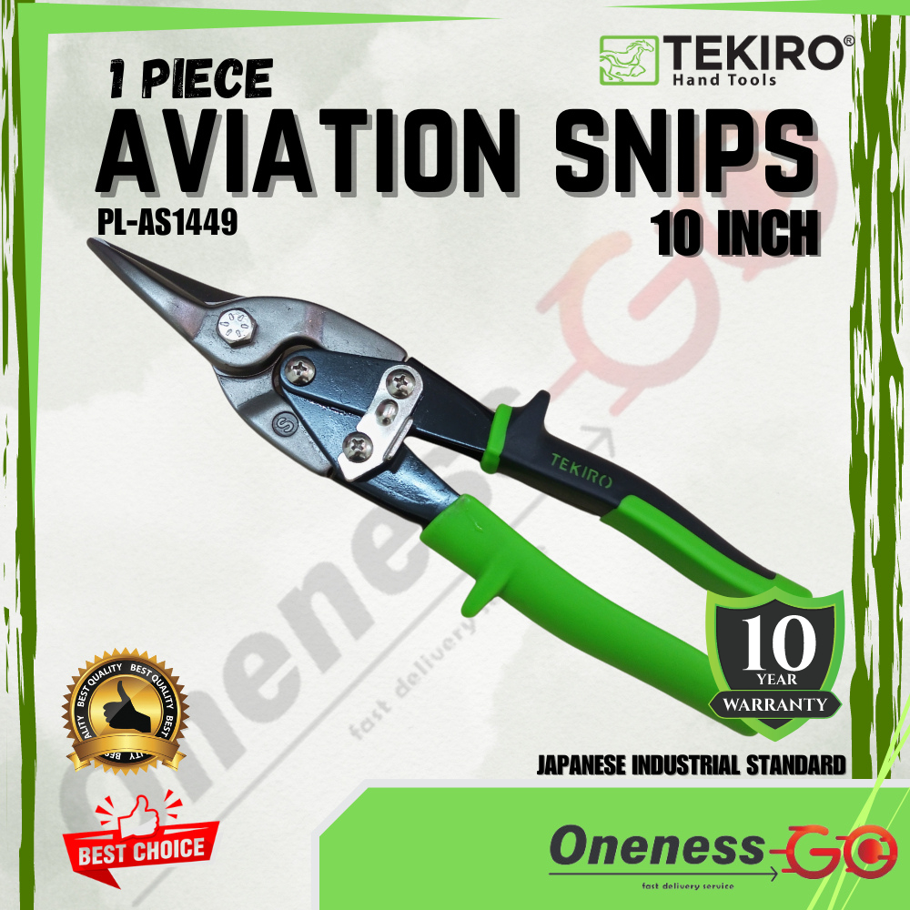 "TEKIRO - AVIATION SNIPS 10 INCH 1 PC" (PL-AS1449) 10" AVIATION SNIPS ...