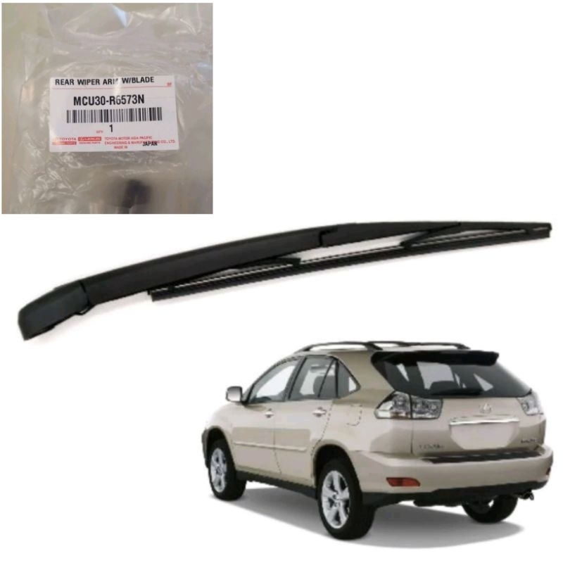 ORIGINAL TOYOTA HARRIER MCU30 ACU30 2004-2012 REAR WIPER BLADE WITH ARM ...