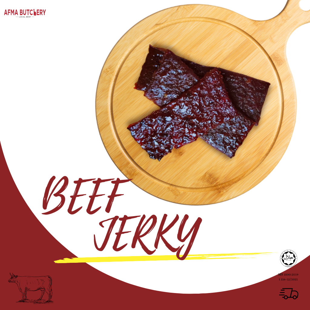 BEEF JERKY VERSION CHINESE STYLE (MALAYSIAN PREMIUM BEEF) | Shopee Malaysia