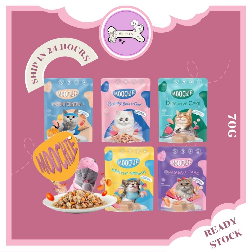 Moochie Cat Wet Food Pouch 70G & 85G | Shopee Malaysia