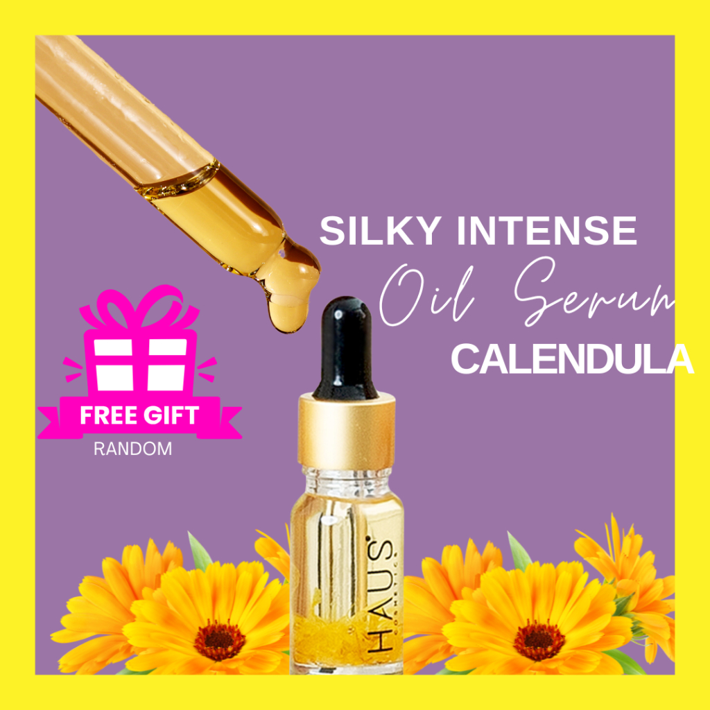 HAUS COSMETICS SILKY INTENSE OIL SERUM CALENDULA ( 10 ml) FOR NORMAL ...