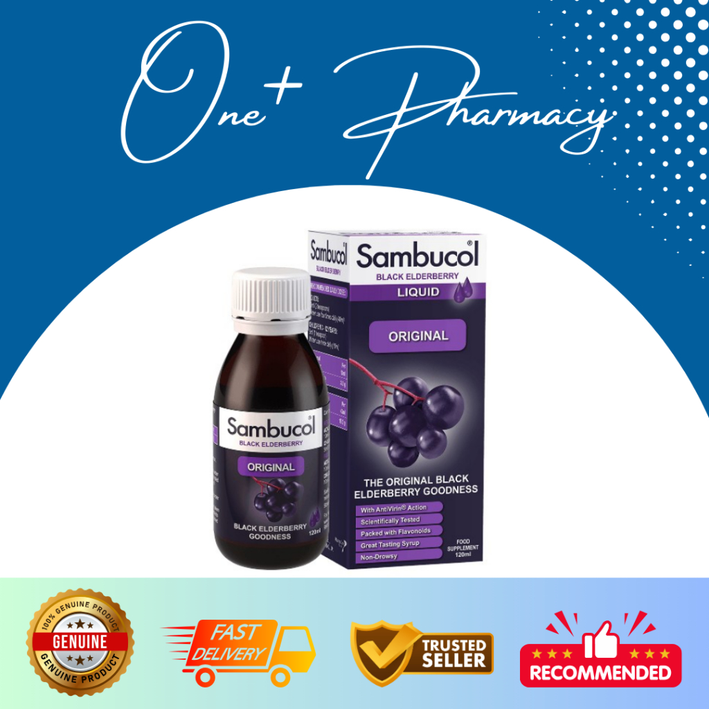 Sambucol, Black Elderberry Syrup, Original Formula, 120 ml[READY STOCK ...