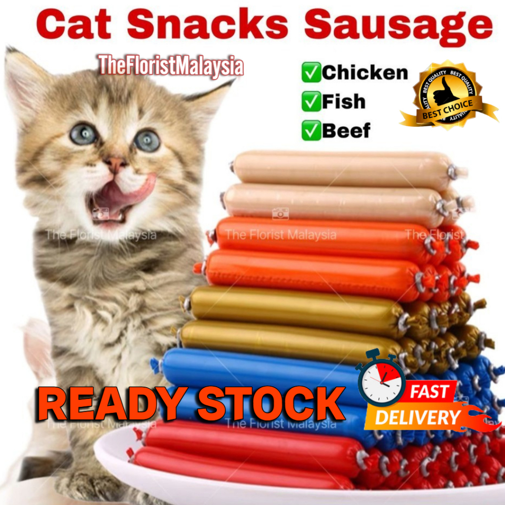 🔥𝑳𝑶𝑪𝑨𝑳 𝑺𝑻𝑶𝑪𝑲🔥 Pet sausage/Cat snacks/Pet snack sticks/Cat stick ...