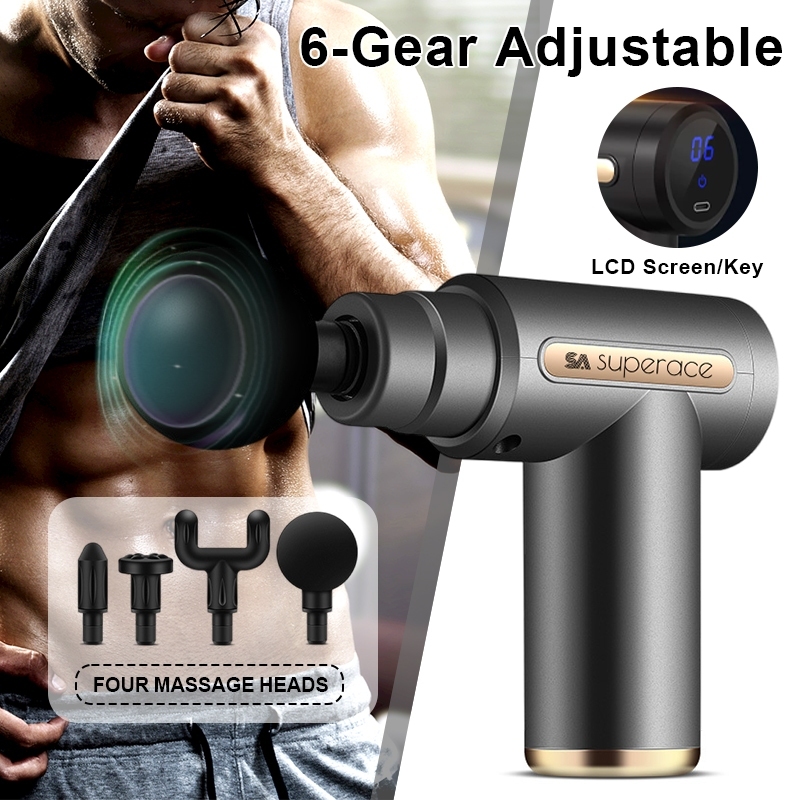 Mini Fascia Massage Gun Compact Size Portable Muscle Relaxation Device ...