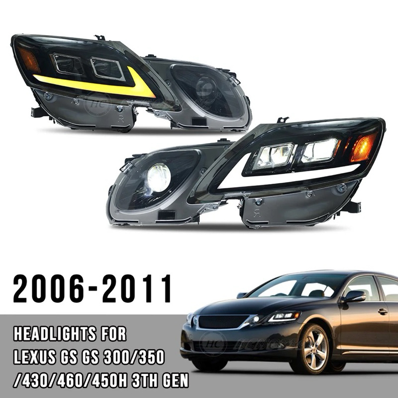 Lexus GS GS250 GS300 GS350 2004 2005 2006 2007 - 2011 front led ...