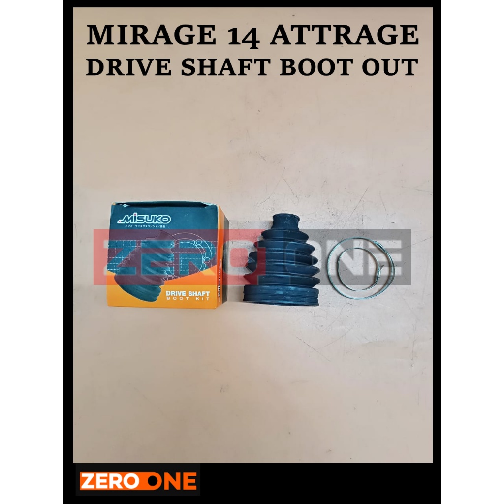 MITSUBISHI MOTORS MIRAGE 14 ATTRAGE DRIVE SHAFT BOOT OUT 3817A209 ...