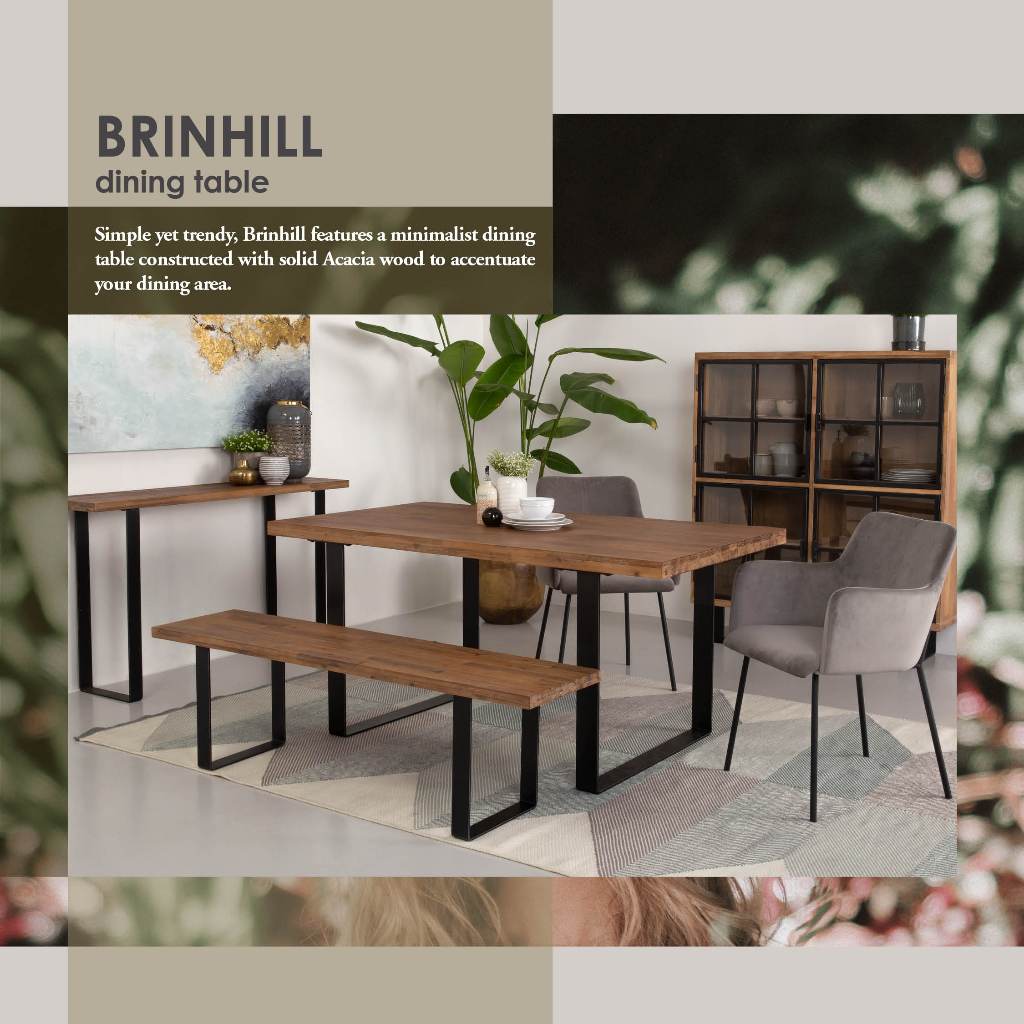 hinlim.com - BRINHILL 2.1M Dining Table / Meja Makan / Dining Room ...
