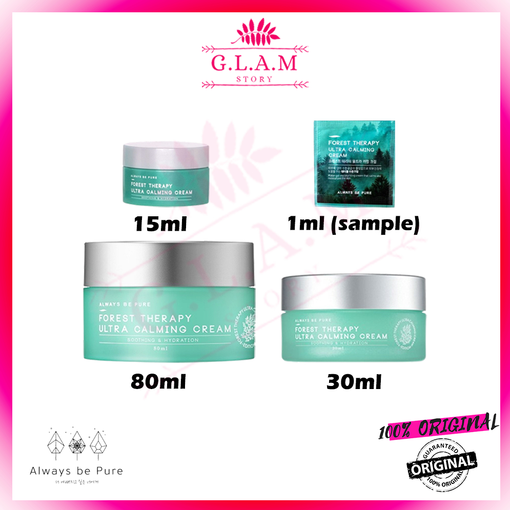 ALWAYS BE PURE Forest Therapy Ultra Calming Cream 15ml / 30ml / 80ml ...
