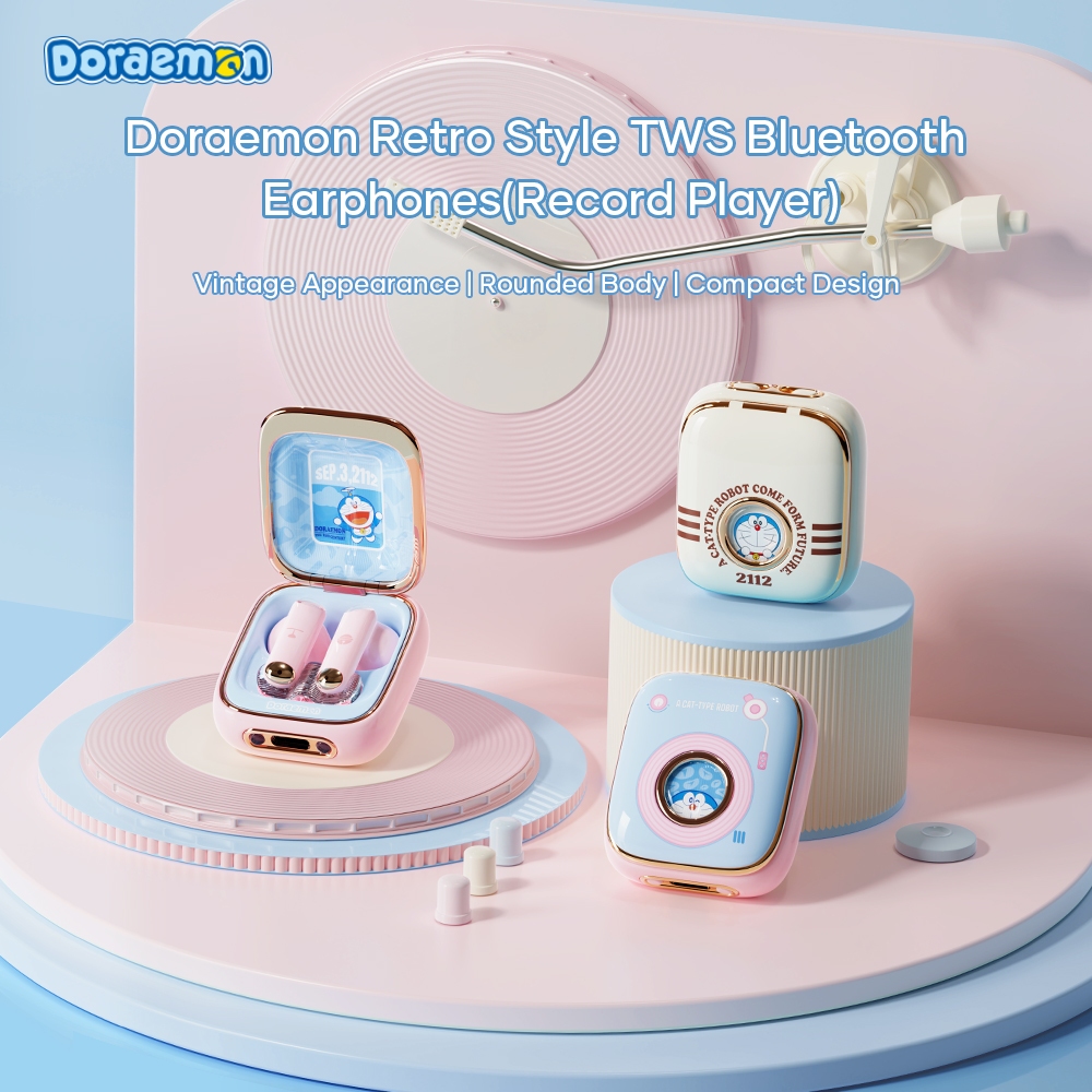 Doraemon officially authorized Earphones Cartoon Anime Cute Light Tws ...