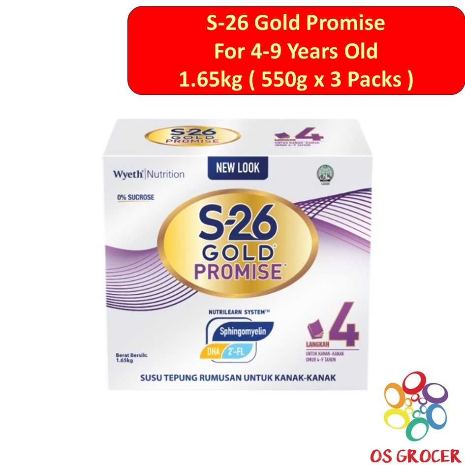 S-26 Gold Promise Step 4 1.65kg ( 550g x 3 Packs ) | Shopee Malaysia