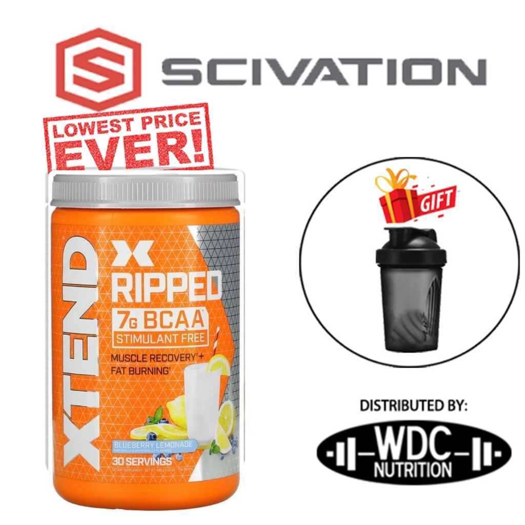 Scivation Xtend Ripped (30 Servings) - BCAA, Amino Acid, Fat Burner ...