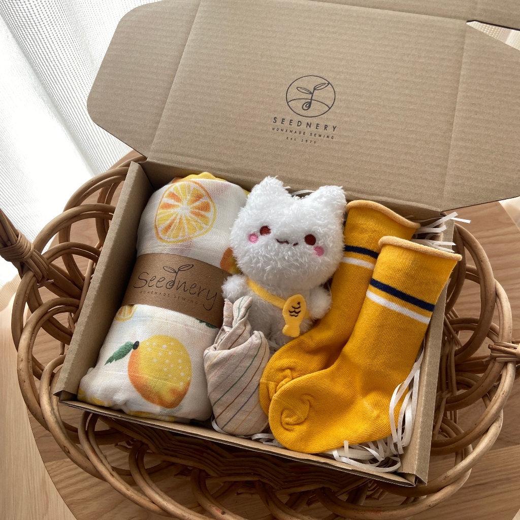 Seednery Newborn Baby Gift Set ｜Newborn Gift Hampers｜Gift box newborn ...