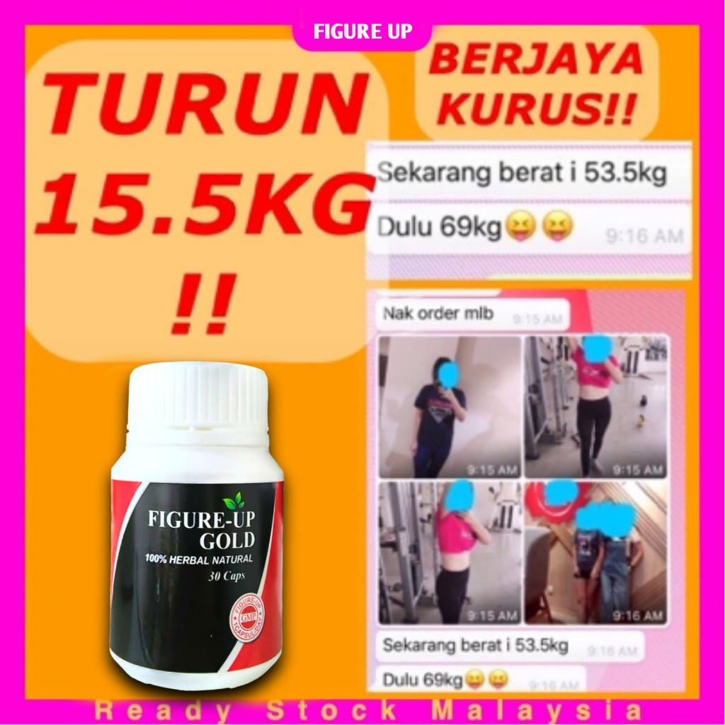 Figure_Up Kurus Diet Langsing Ayu 30 Kapsul Ready | Shopee Malaysia