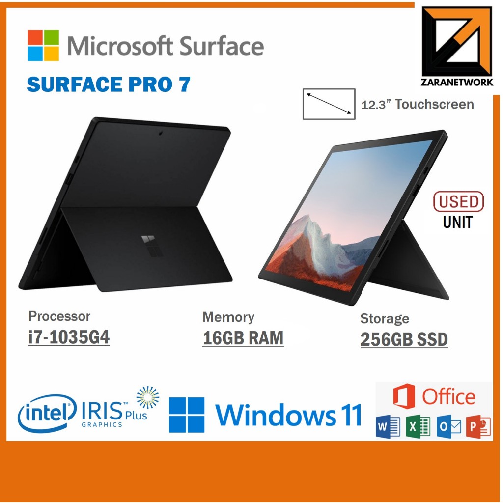 Microsoft Surface Pro 8/ Pro 7/Pro 6/Pro 5(1 YEAR WARRANTY T&C)UPTO 16GB RAM 1TB SSD 12.3"inch ...