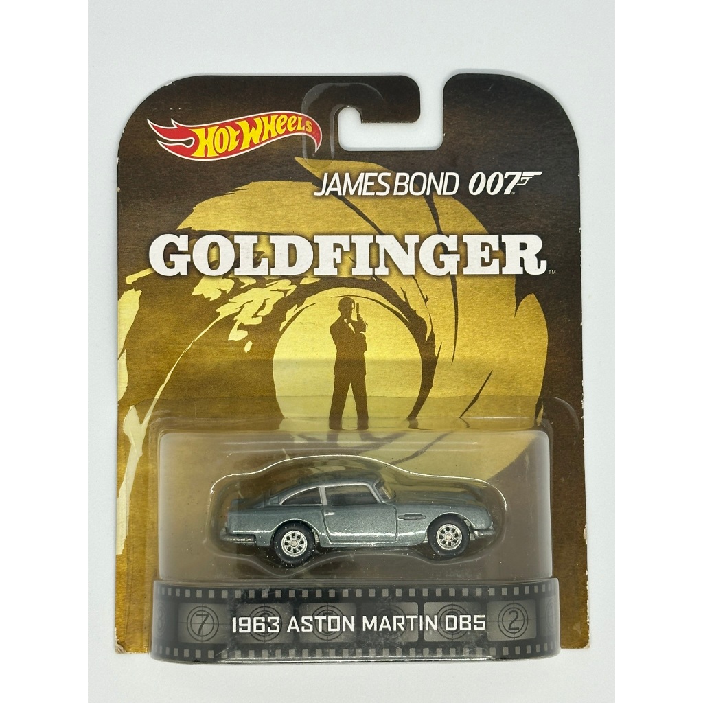 Hotwheels Vintage James Bond 007 Goldfinger 1963 Aston Martin DB5 Hot ...