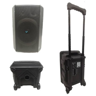 Vinnfier VF TANGO 600 WMV Portable Trolley Bluetooth Wireless Speaker TWS USB AUX FM Micro-SD ...