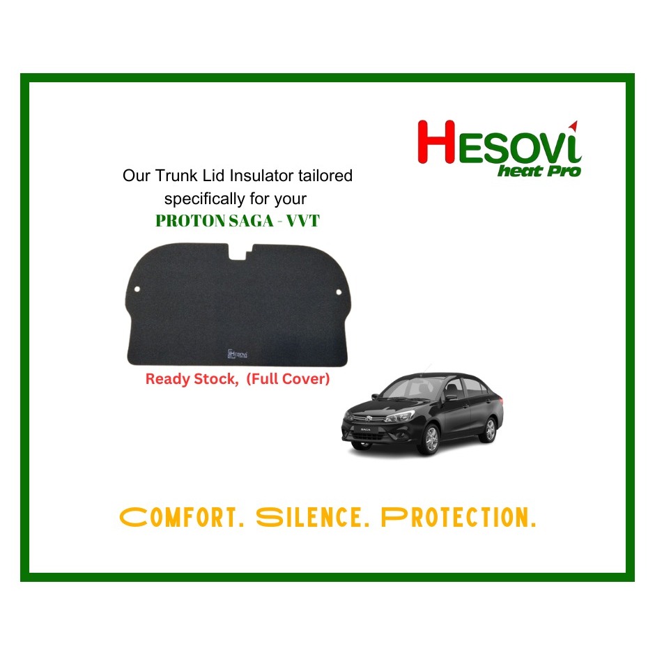 Hesovi HeatPro Car Trunk Lid Insulator for PROTON SAGA VVT Model ...