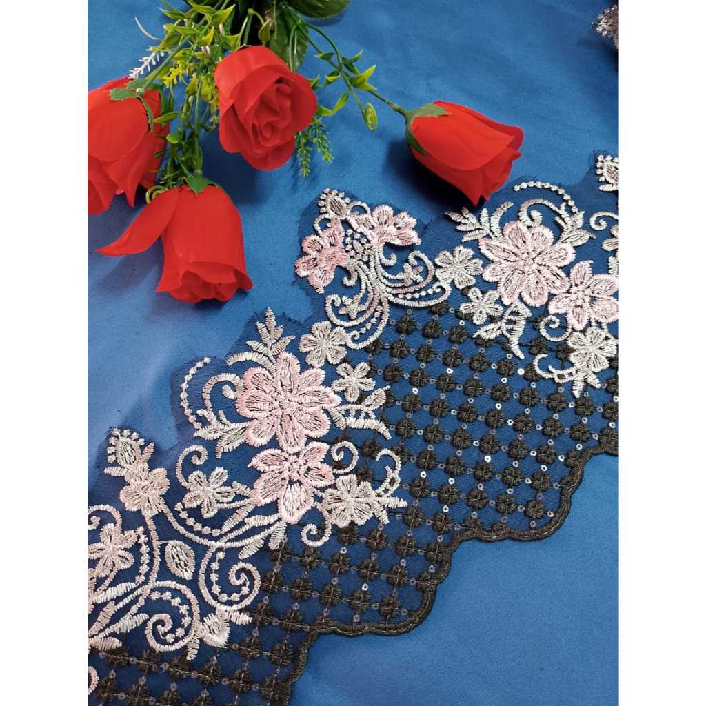 Mix color new border lace lace meter | Shopee Malaysia