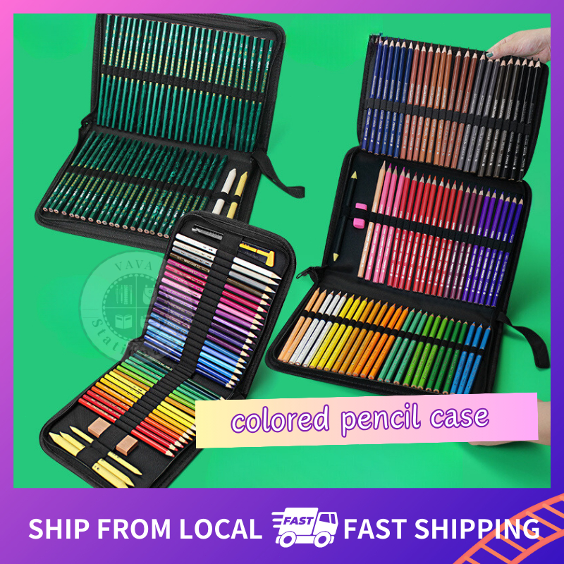 Colour Pencils Case 36/48/72 Stationery Colour Pencils Student Art ...