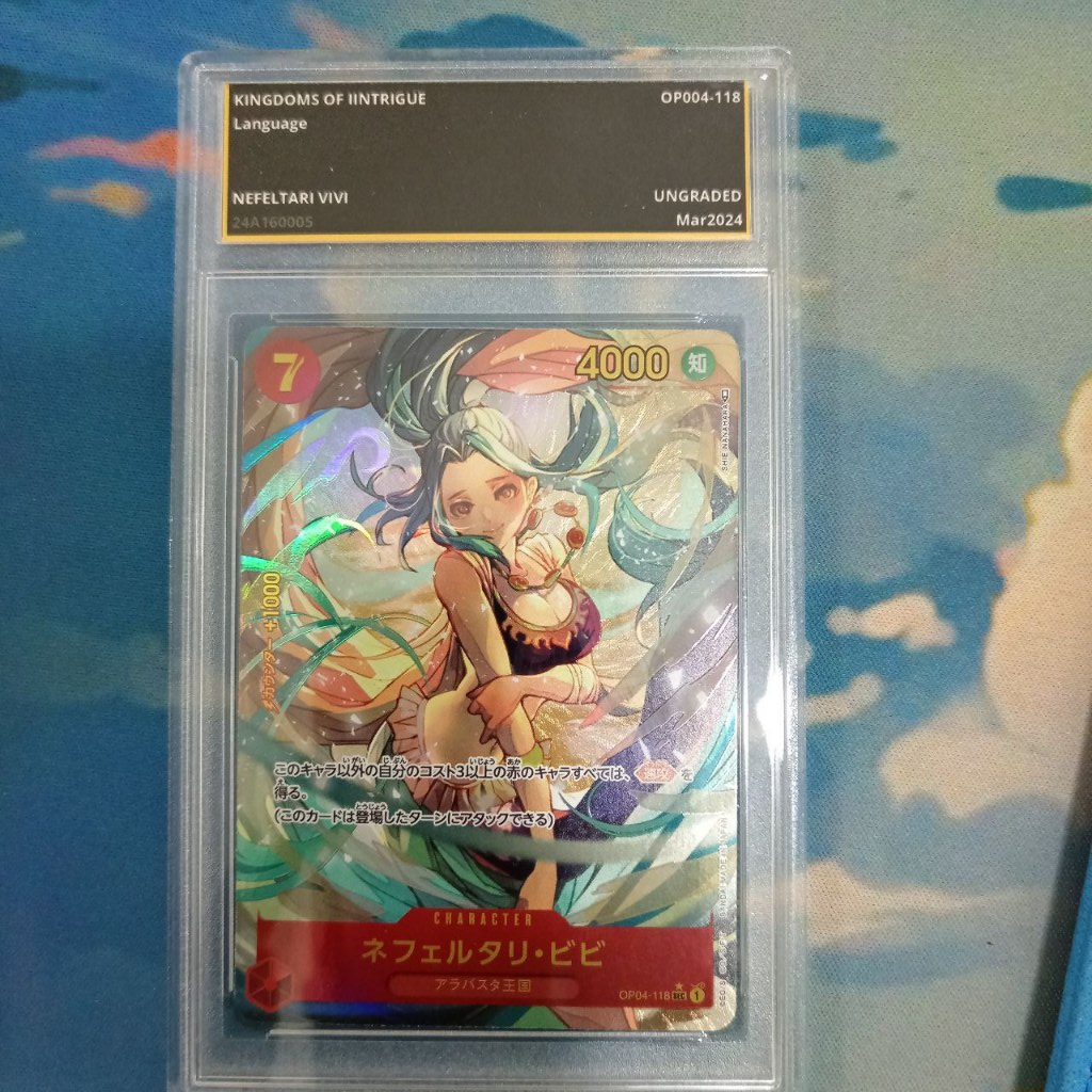 ORIGINAL One Piece Card Game Nefertari Vivi OP04-118 SEC Parallel Japanese | Shopee Malaysia