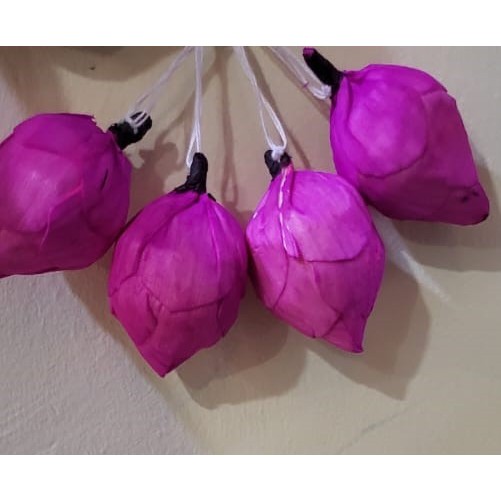 LOTUS BUD PINK IN COLOUR/FANCY LOTUS BUD/WEDDING DECO ITEM | Shopee ...