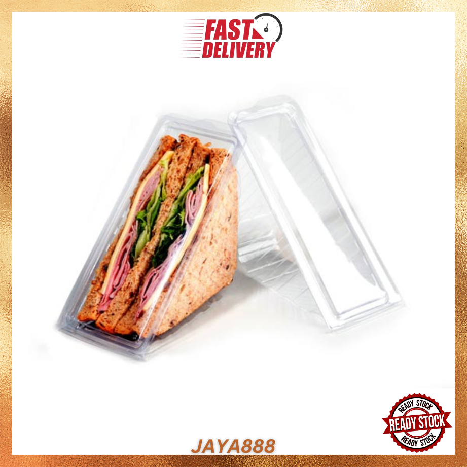 50PCS SANDWICH WITH LOCK / BEKAS SANDWICH TIGA SEGI / TRIANGLE SANDWICH ...