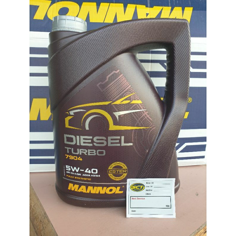 Mannol Diesel Turbo (5Liter) 5w40 (2024y New Packing/Offer)100% ...