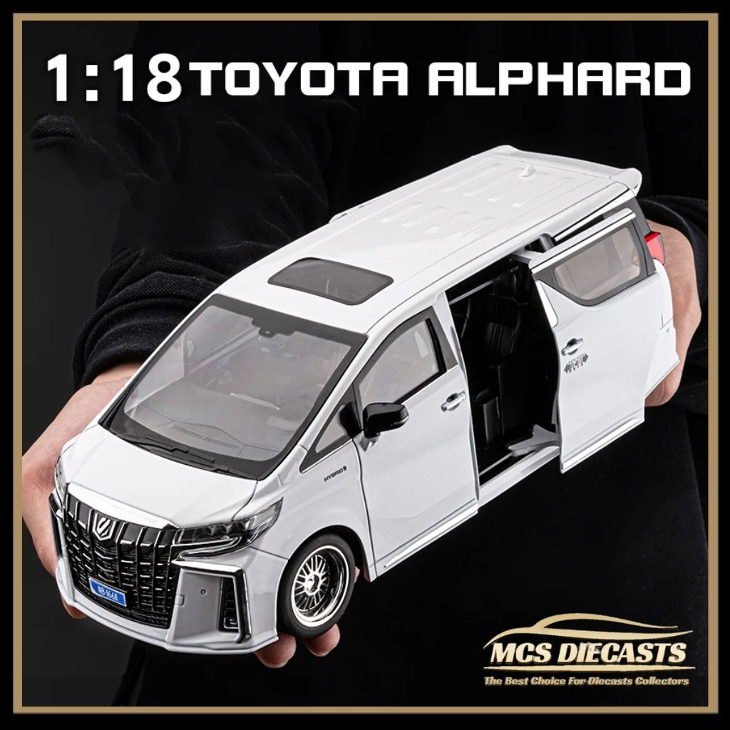 1:18 Toyota Alphard Alloy Car Model Diecast Vehicle Toyota Alphard Toy ...