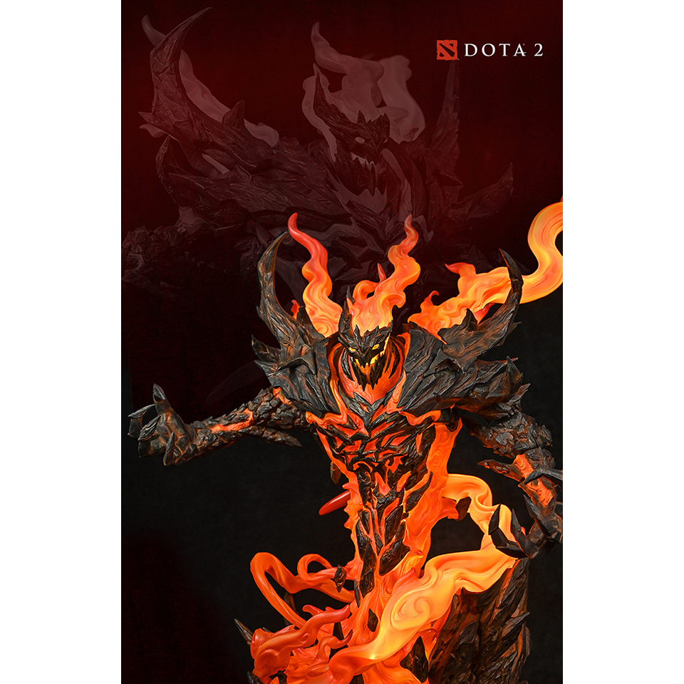 DOTA2 Shadow Fiend Statue Hero Figure SF Illuminated Perfect World E ...