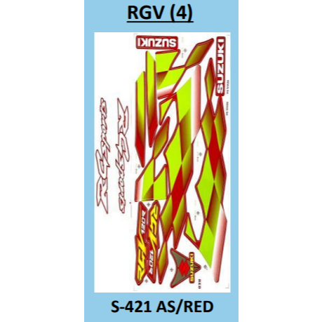 🔥SUZUKI RGV(4) Body Sticker🔥All Color🎉READY STOCK🎉 | Shopee Malaysia