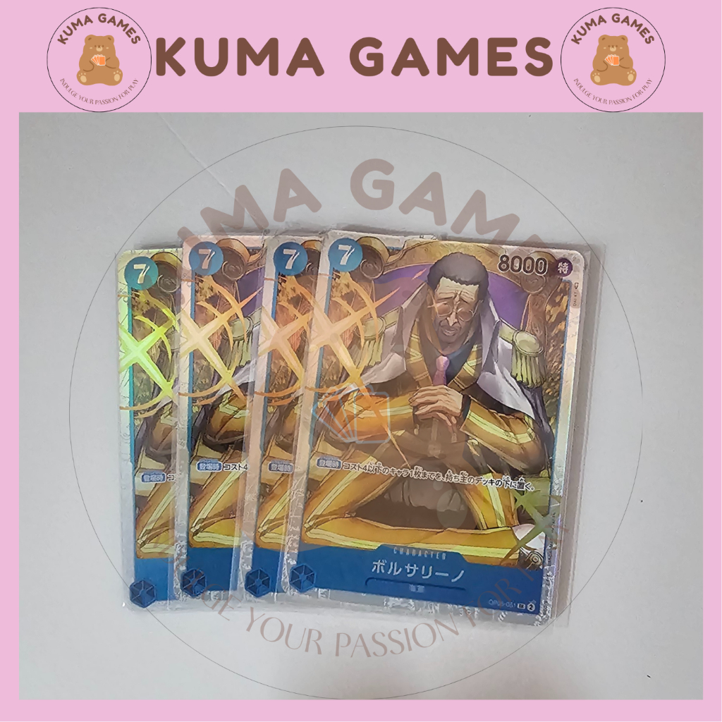 One Piece Card Game OP05-051 Borsalino SR Single or Blue Playset | Shopee Malaysia