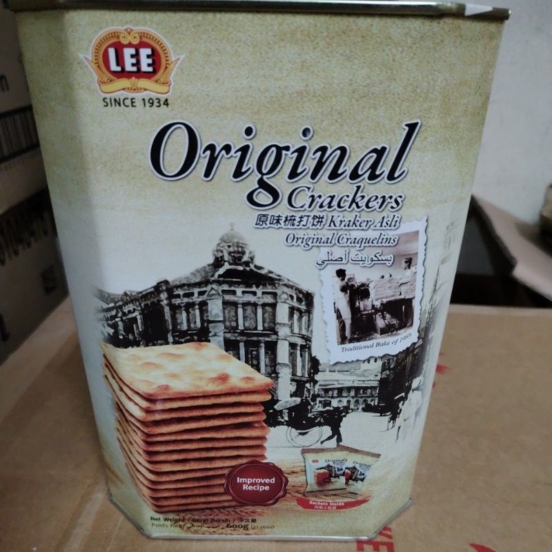 LEE Original Crackers Biscuit Tin pack @ 600g | Shopee Malaysia
