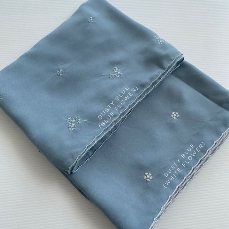 Jasmine Shawl Sulam Bunga Shawl Embroidery | Shopee Malaysia