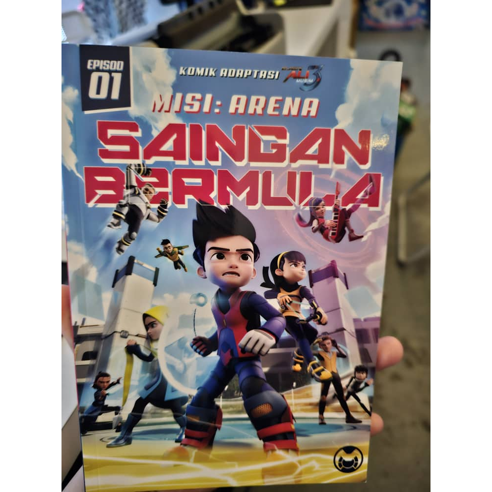 Armoni Gold Mind - Ejen Ali Misi: Season 3 Ep 1 : Saingan Bermula (2024) | komik ejen ali musim ...