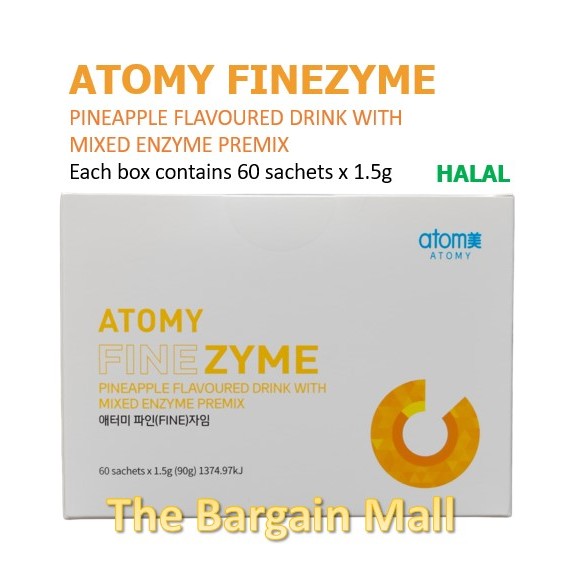 Atomy Finezyme Pineapple Flavored Drink with mixed Enzyme Premix ...