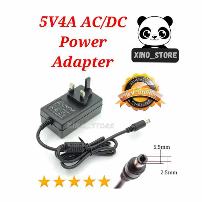 5v 4000mA AC to DC Power Supply Adapter 5v4a AC/DC Adapter Switching ...