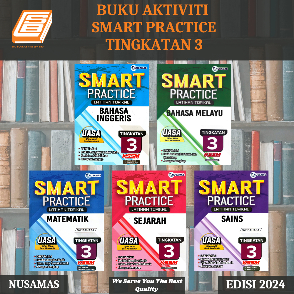 [SBCB] Buku Aktiviti : Smart Practice Topikal KSSM Tingkatan 3 ( Nusamas ) | Shopee Malaysia