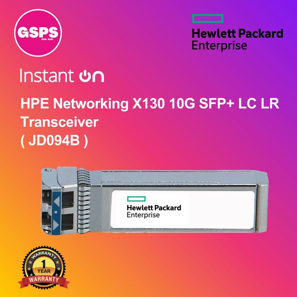 HPE Networking X130 10G SFP+ LC LR Transceiver ( JD094B ) | Shopee Malaysia
