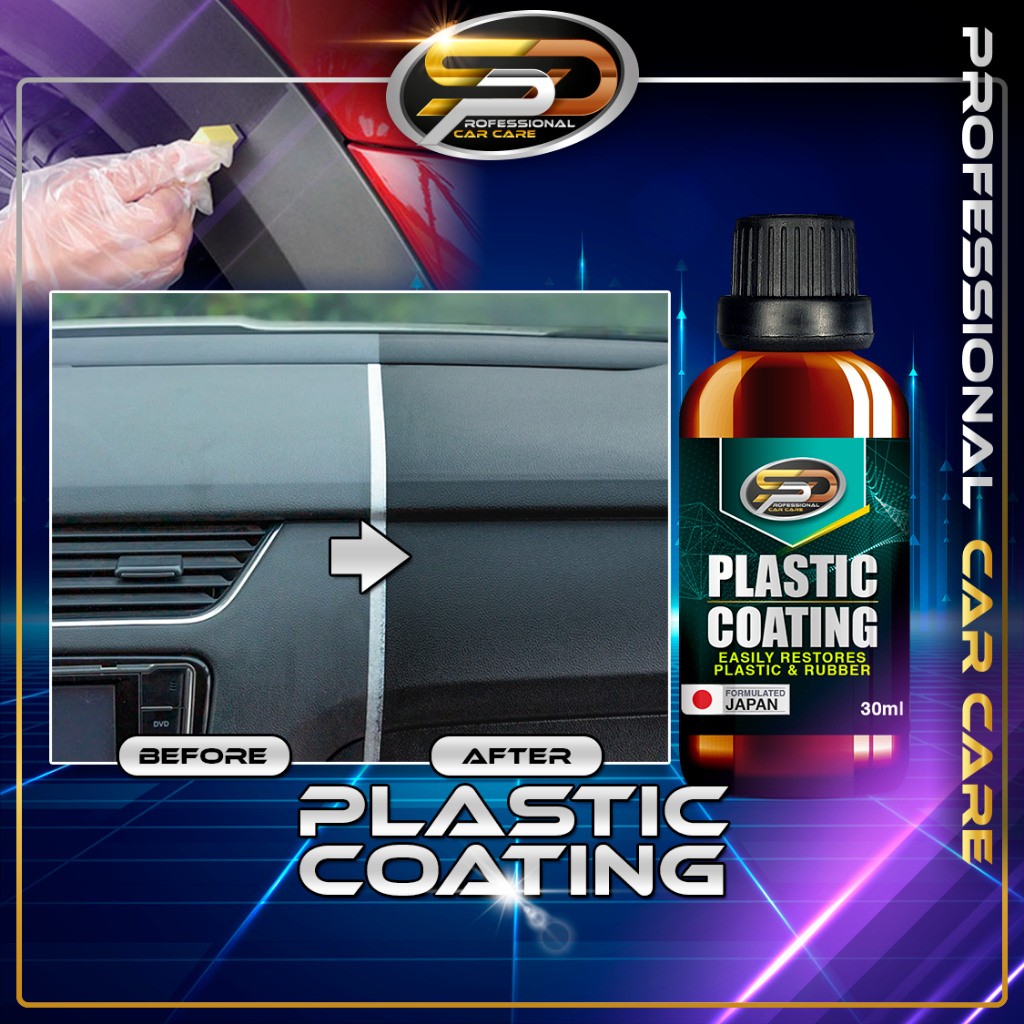 SPD Car Plastic Coating Agent Pemulih Plastik Plastics Restorer for ...