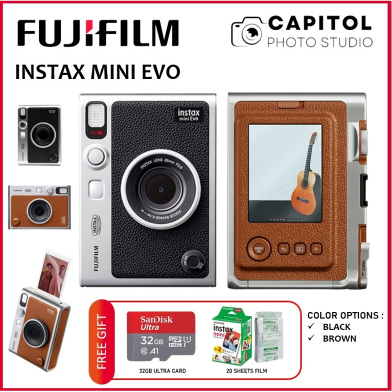 Fujifilm Instax Mini Evo Hybrid Instant Camera | Shopee Malaysia