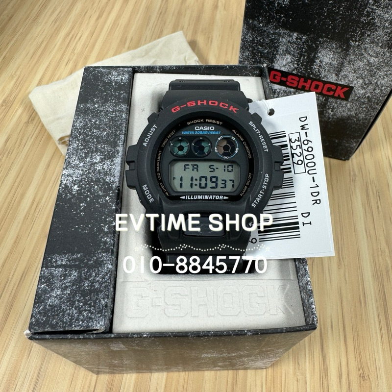 CASIO G-SHOCK BASIC DW-6900U-1DR / DW-6900U-1 / DW- 6900-1V / DW-6900U ...