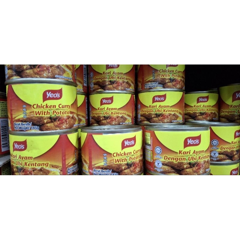 (sabah) Kari Ayam Jenama Yeo's dalam Tin 145g | Shopee Malaysia