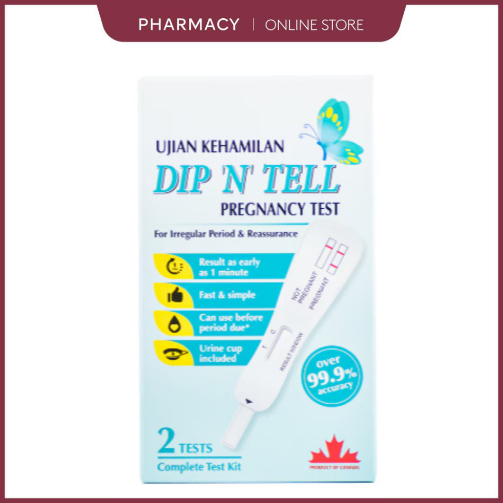 DIP N TELL PREG TEST KIT 2'S | Shopee Malaysia