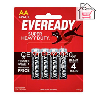 EVEREADY AA/AAA Battery Super Heavy Duty R6 AA/AAA Battery 1215 BP4 ...