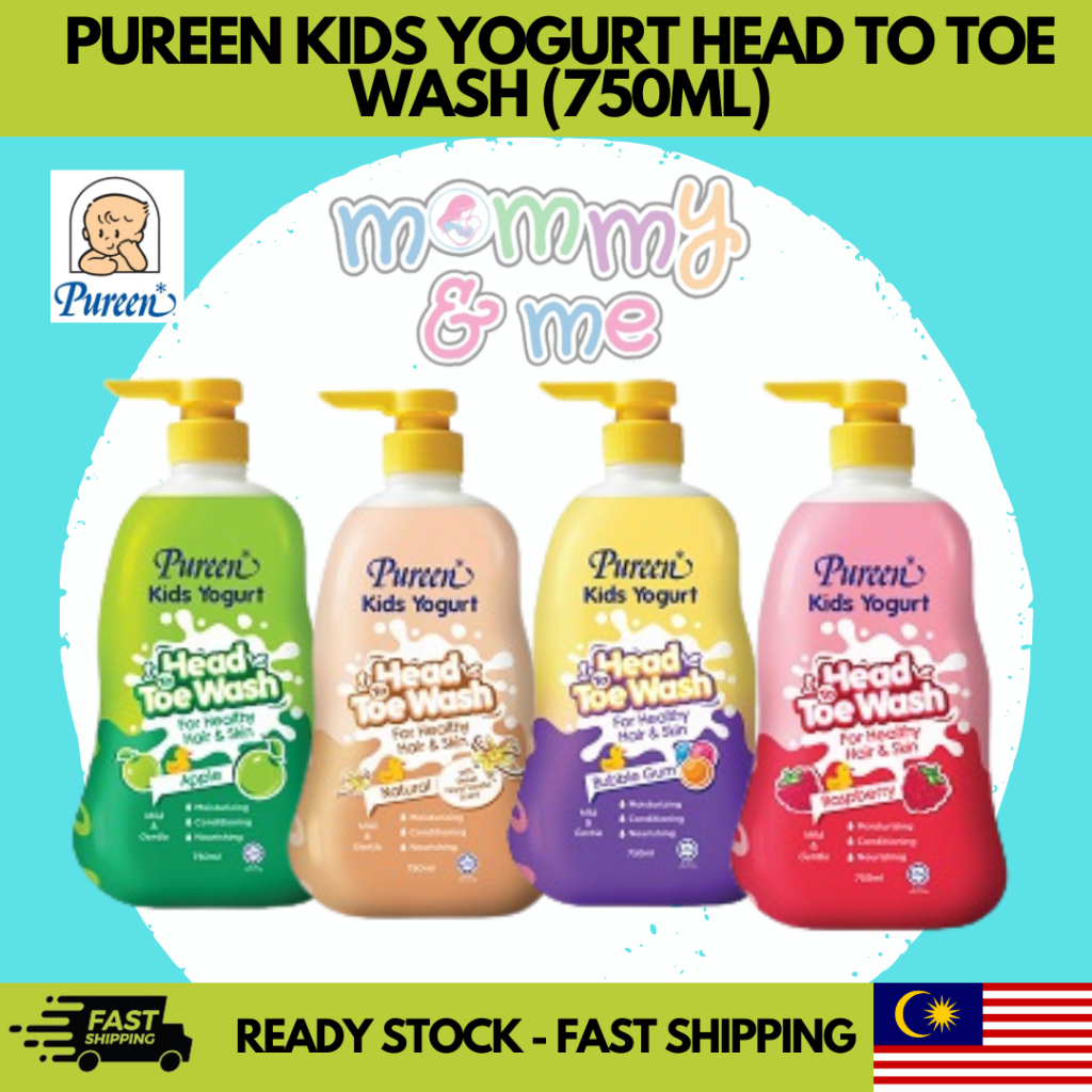 [PUREEN] Kids Yogurt Head to Toe Wash (750ML) | Shopee Malaysia