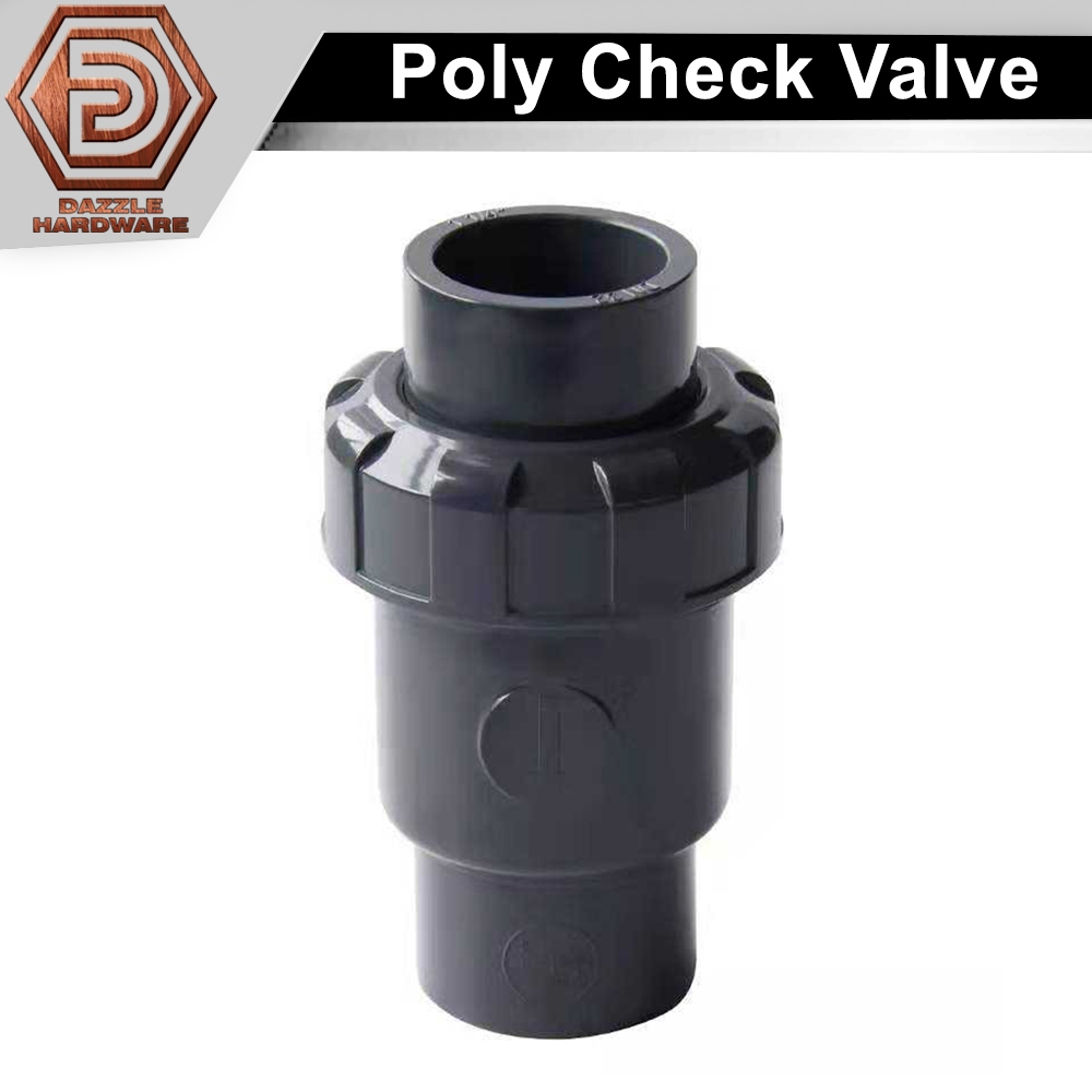 Poly check valve 20mm 25mm 32mm poly one way valve pvc 1 way valve non ...