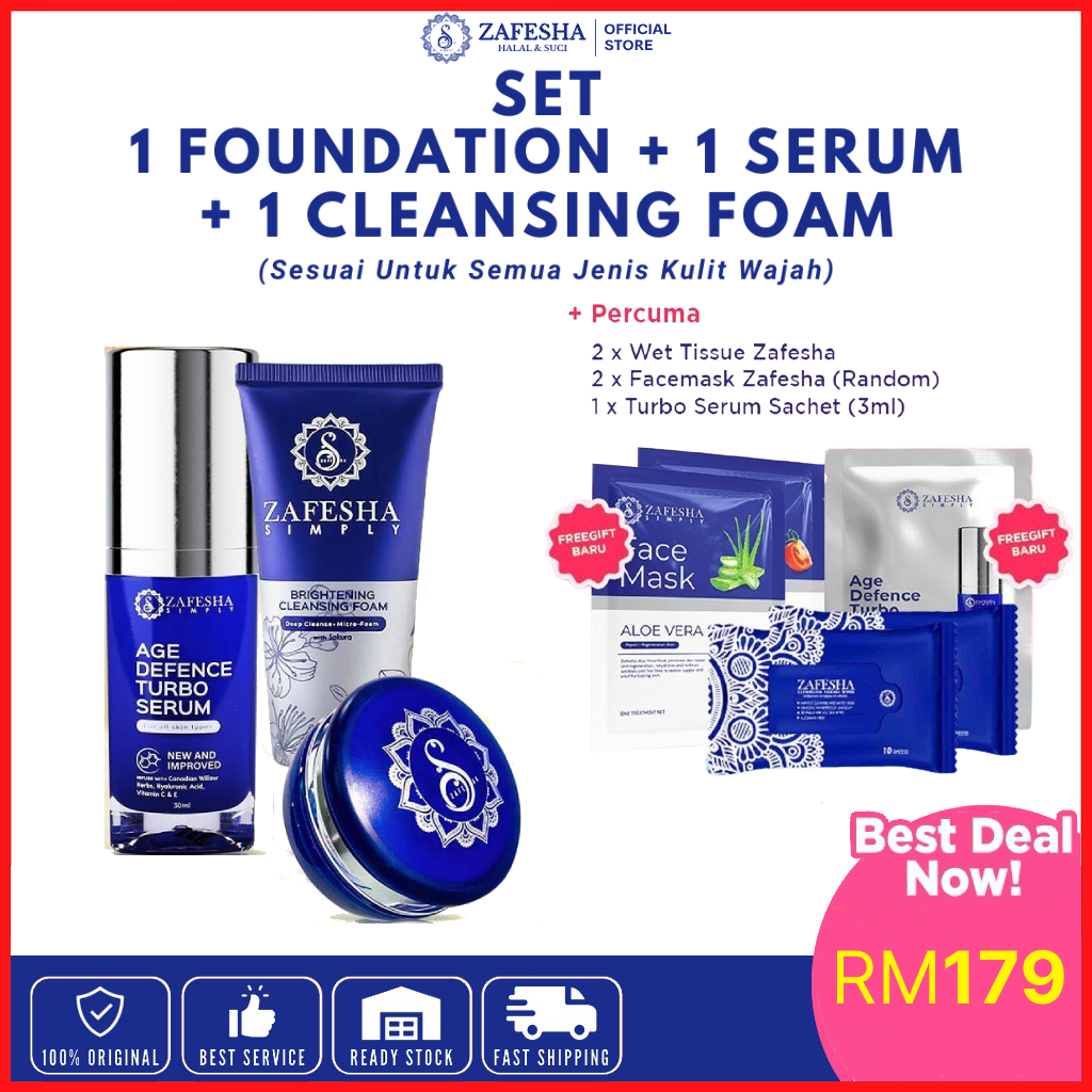 Zafesha Foundation Original HQ Krim Zafisha Zafeesha Zafesya Skincare ...